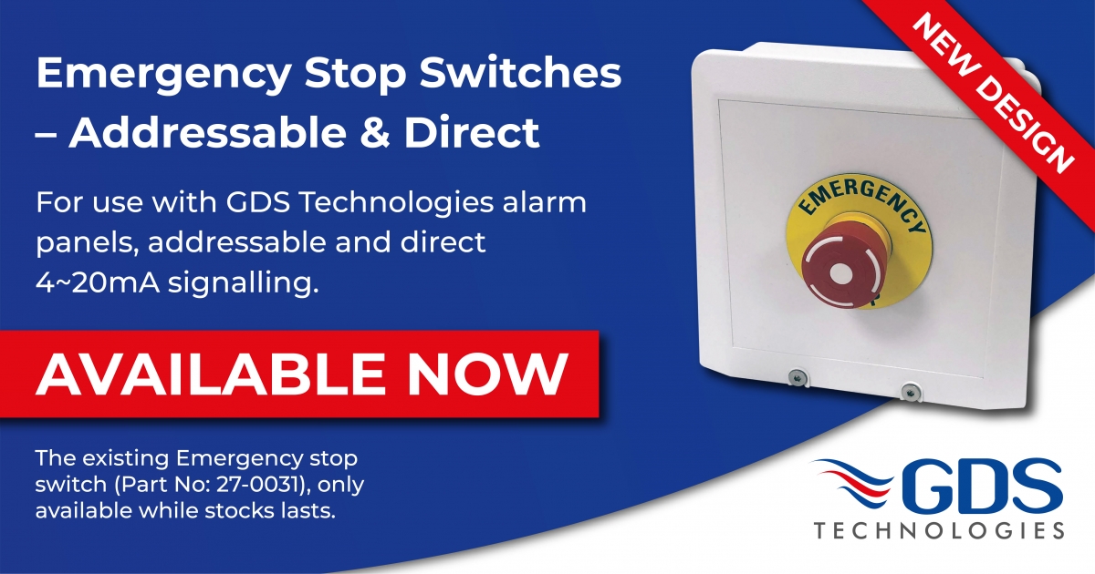 New Products: Emergency Stop Switches – Addressable & Direct - GDS ...